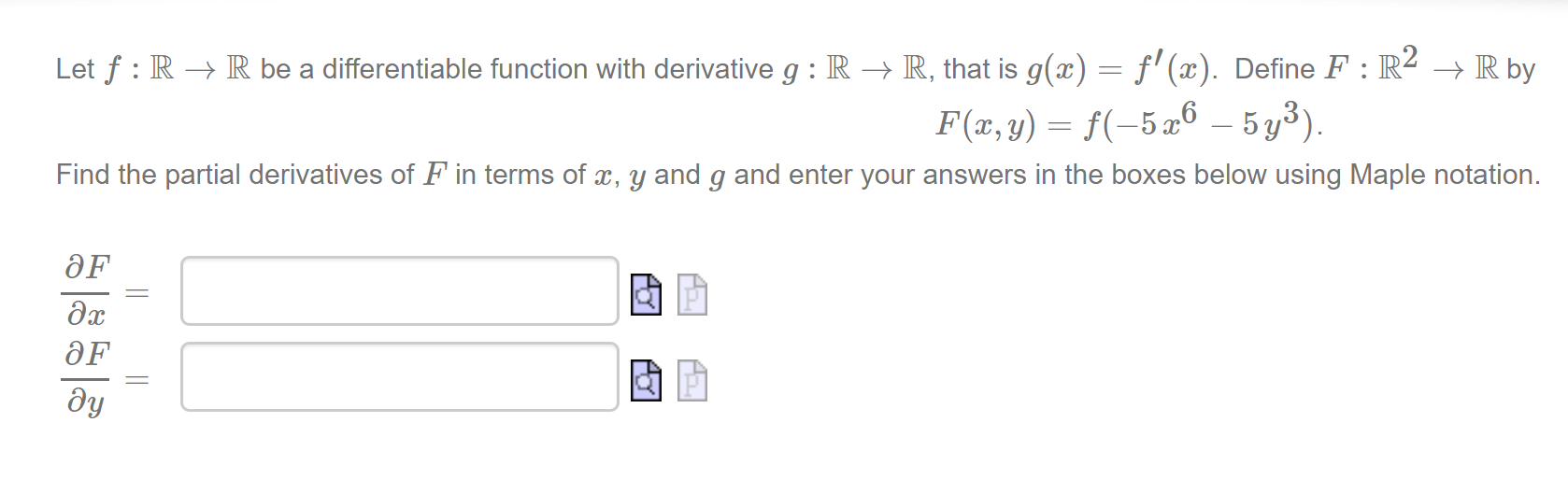 Solved Let f: R + R be a differentiable function with | Chegg.com Solved Let f: R + R be a differentiable function with | Chegg.com