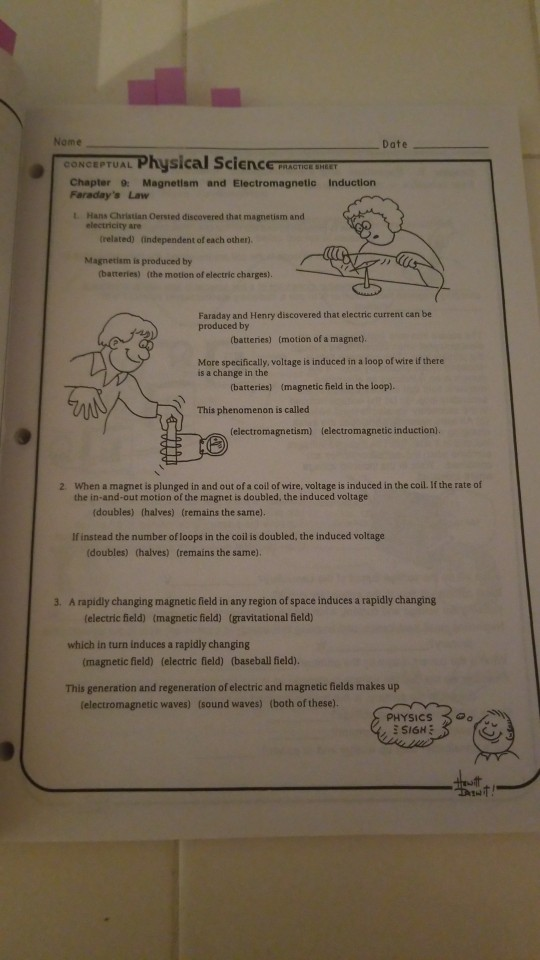 Solved Nome Date CONCEPTUAL Physical SciENce AICETIG m | Chegg.com