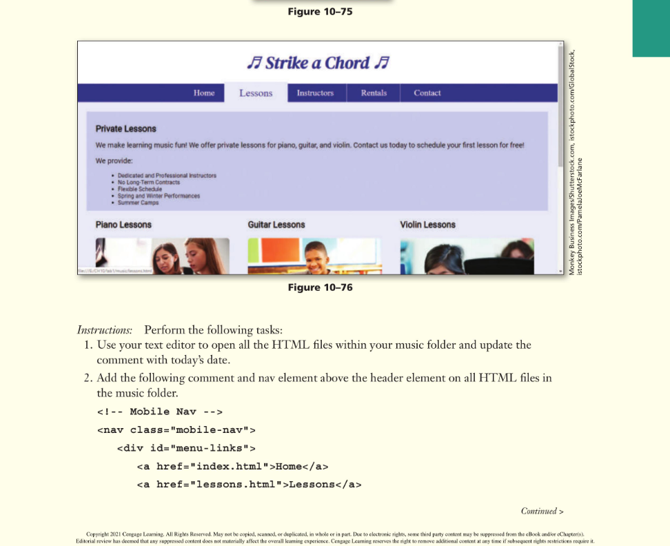 I need help on Lab 1: Adding Interactivity to the | Chegg.com