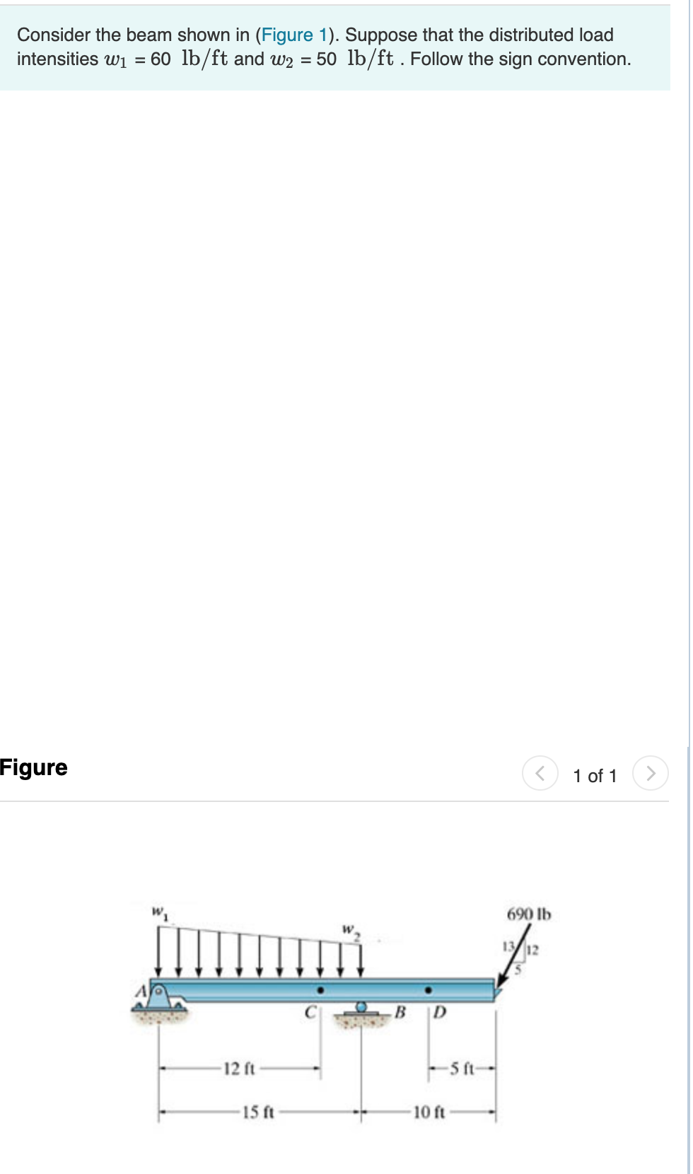 Solved Determine the internal normal force at point C. | Chegg.com
