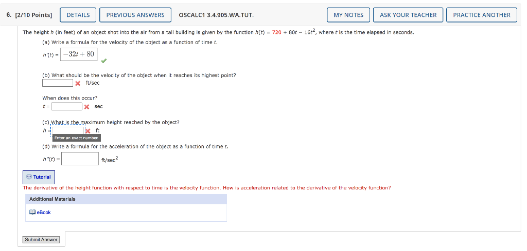 Solved 6. [2/10 Points) DETAILS PREVIOUS ANSWERS OSCALC1 | Chegg.com Solved 6. [2/10 Points) DETAILS PREVIOUS ANSWERS OSCALC1 | Chegg.com