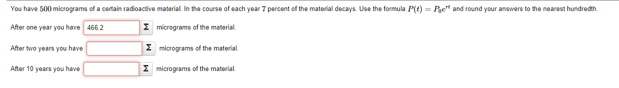 Solved You have 500 micrograms of a certain radioactive | Chegg.com