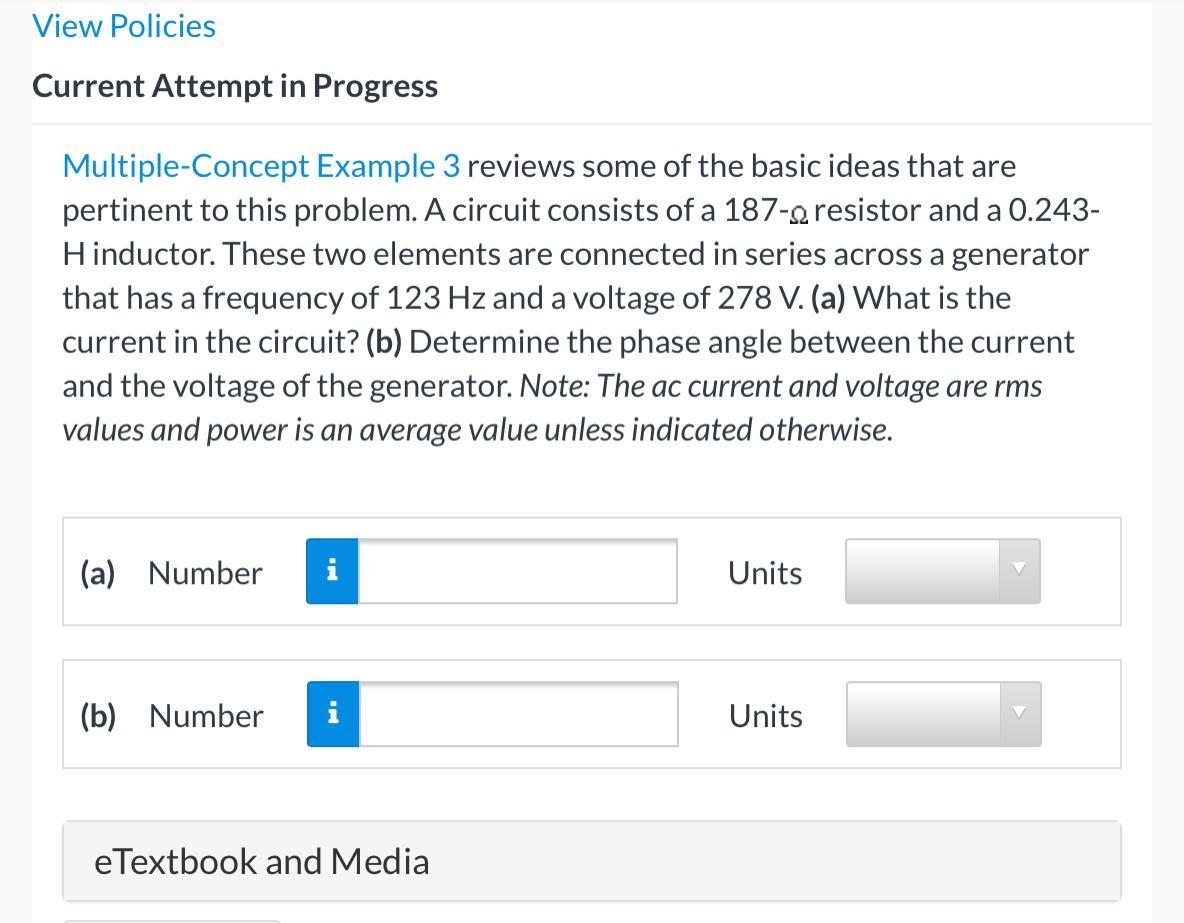 Solved View Policies Current Attempt in Progress | Chegg.com