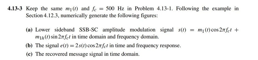 Solved M1(t) provided. Please use MATLAB for coding and | Chegg.com Solved M1(t) provided. Please use MATLAB for coding and | Chegg.com