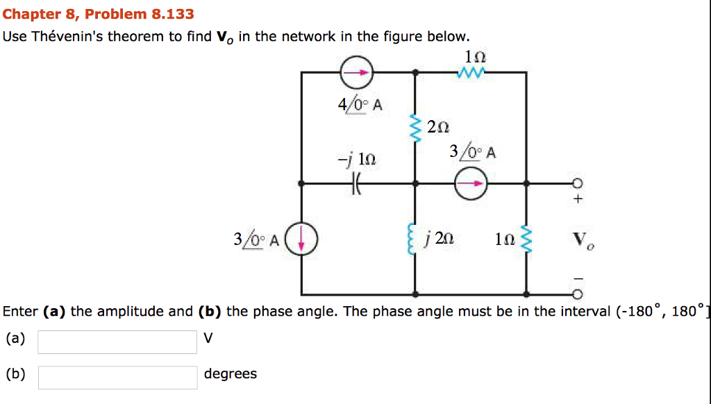 Solved Chapter 8, Problem 8.133 Use Thévenin's theorem to | Chegg.com