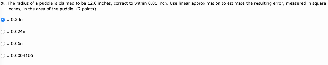 Solved 10. The local linear approximation of a function f | Chegg.com