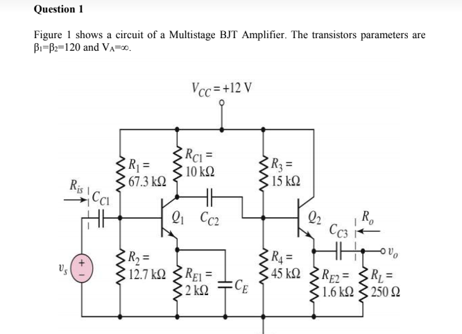 Solved Determine the transconductance, gm and diffusion | Chegg.com