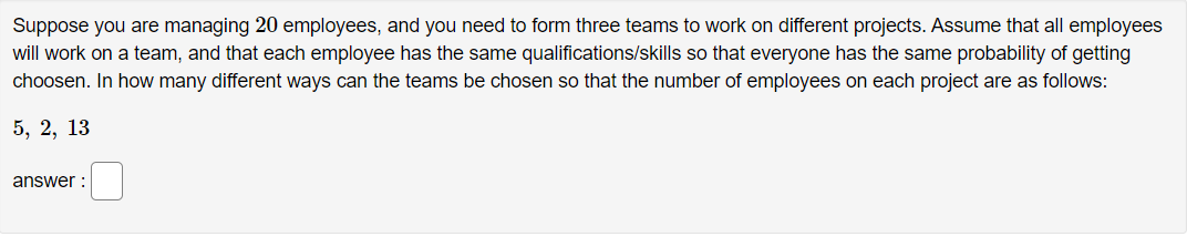 Solved An experiment consists of choosing objects without | Chegg.com