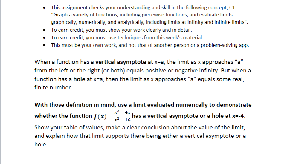 Solved This assignment checks your understanding and skill | Chegg.com