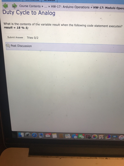Solved What Is The Contents Of The Variable Result When The 0967