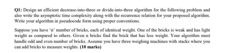 Solved THESE QUESTIONS ARE FROM DESIGN AND ANALYSIS | Chegg.com