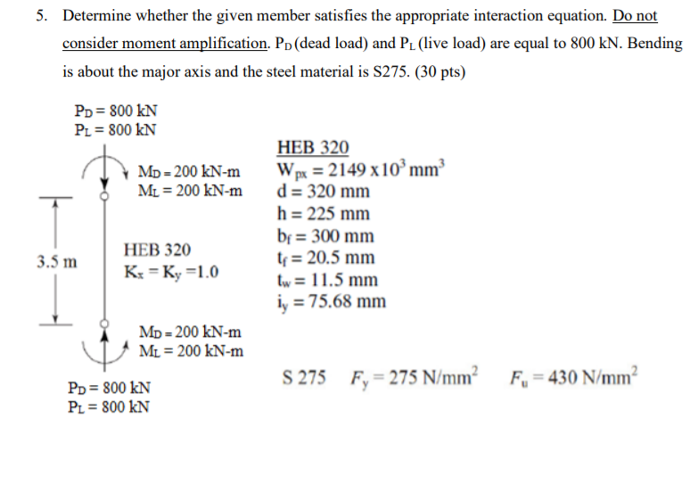5. Determine whether the given member satisfies the | Chegg.com