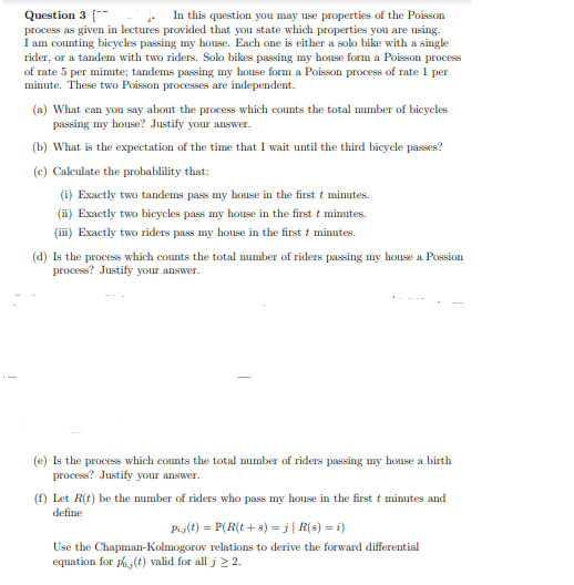 Solved Question 3 - In this question you may use properties | Chegg.com