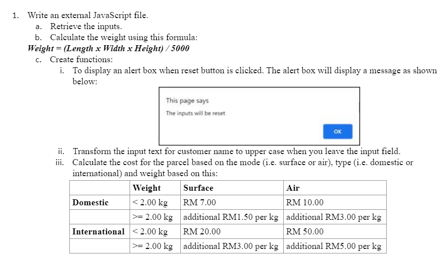 Solved Make Separate Html Css Javascript Files Sorry For 2247