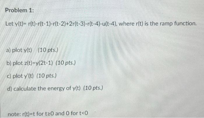 Solved Let y(t)=r(t)−r(t−1)−r(t−2)+2r(t−3)−r(t−4)−u(t−4), | Chegg.com Solved Let y(t)=r(t)−r(t−1)−r(t−2)+2r(t−3)−r(t−4)−u(t−4), | Chegg.com