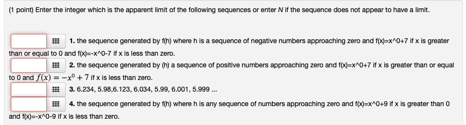 Solved (1 point) Enter the integer which is the apparent | Chegg.com