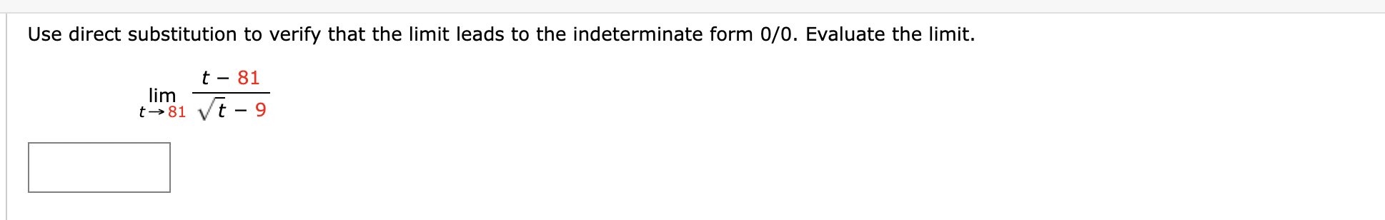 Solved Use direct substitution to verify that the limit | Chegg.com