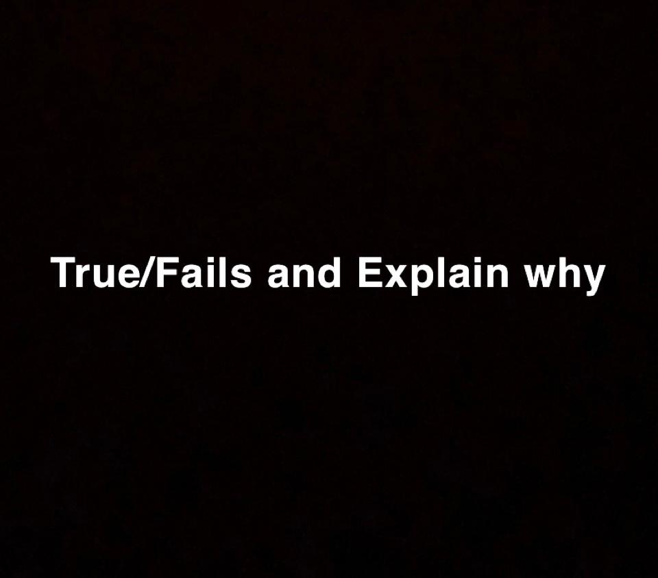 Solved True/Fails and Explain why Firm's that primarily | Chegg.com