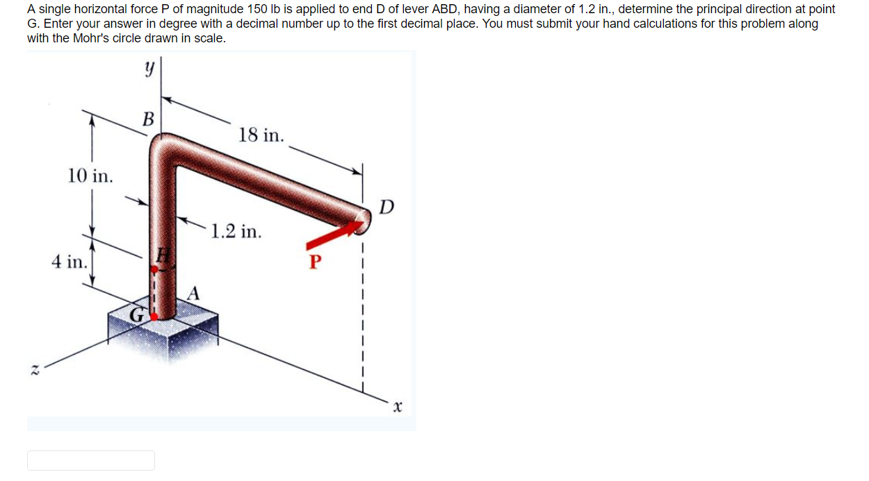 Solved A single horizontal force P of magnitude 150 lb is | Chegg.com