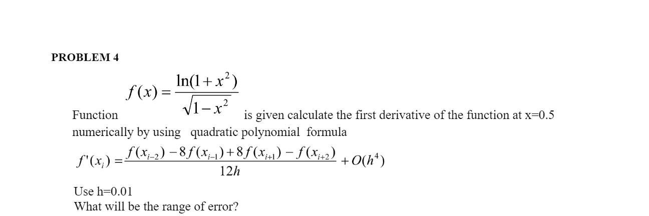 Solved pls numerically by hand | Chegg.com