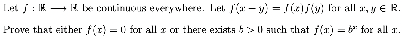 Solved Let f:R R be continuous everywhere. Let | Chegg.com