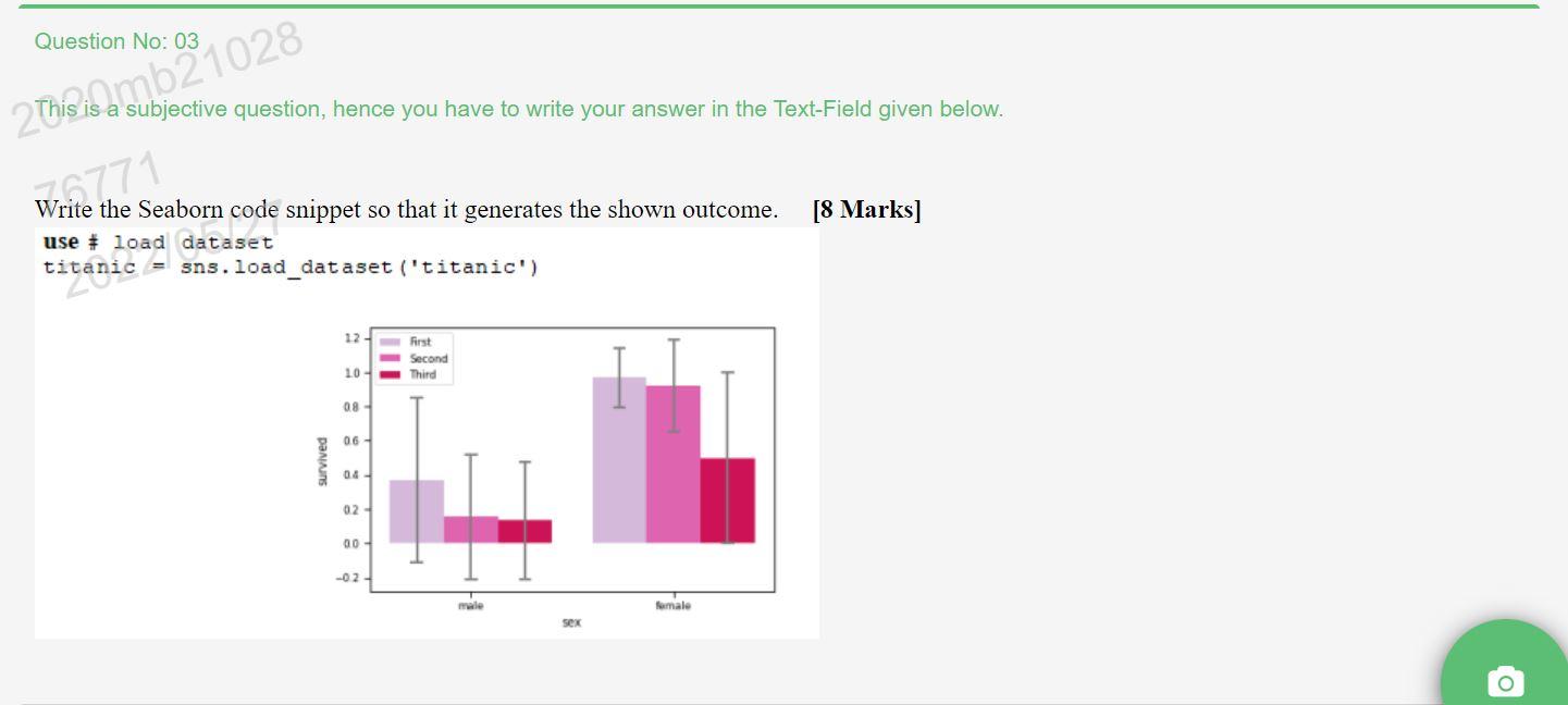 Solved Question No: 03 This is a subjective question, hence | Chegg.com Solved Question No: 03 This is a subjective question, hence | Chegg.com