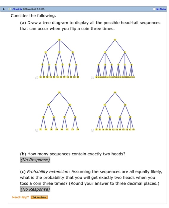 Solved 2. 6 points 88BasicStat7 5.3.005 My Consider the | Chegg.com