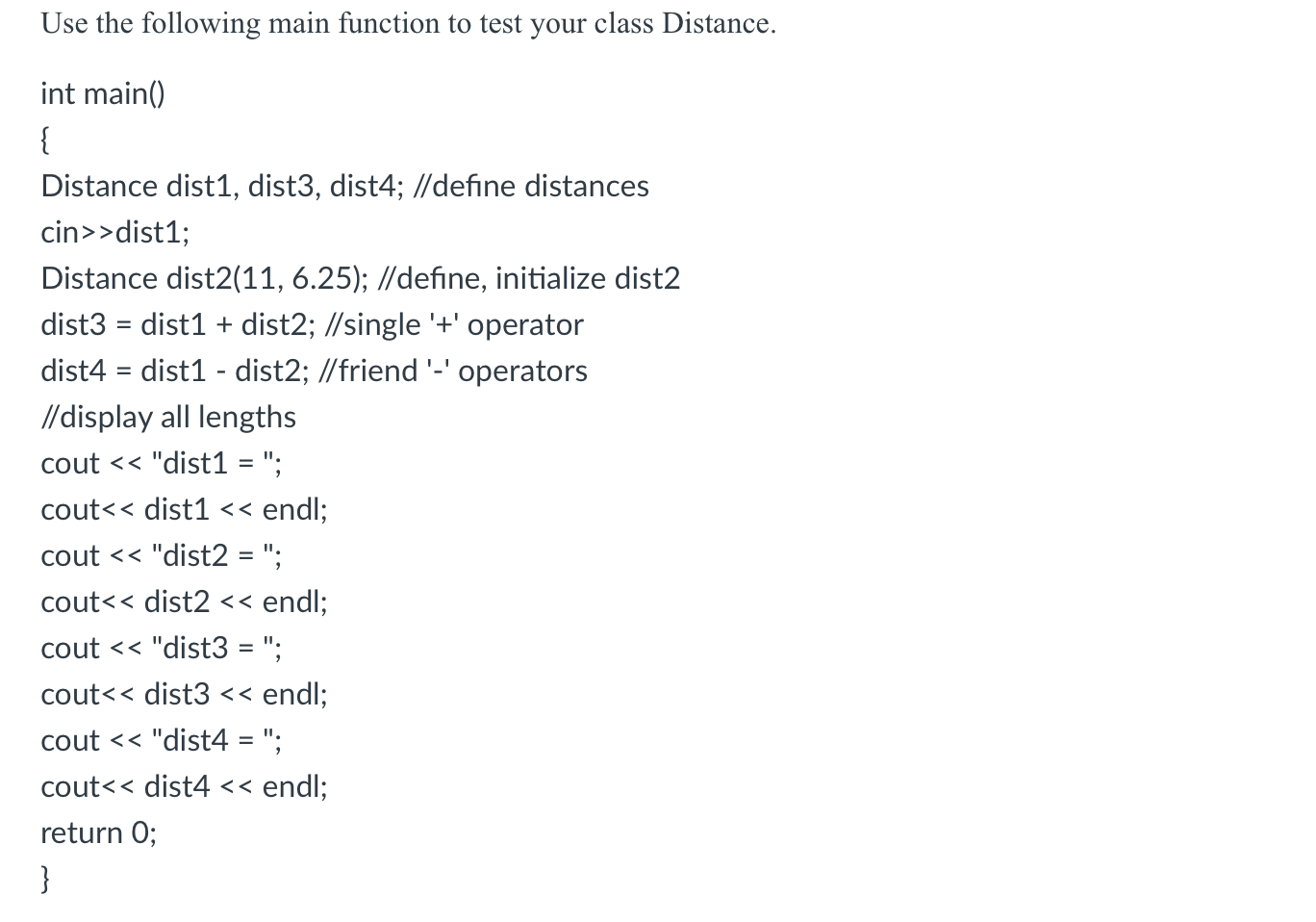 Solved It's a C++ problem. Please do part a, b, and | Chegg.com