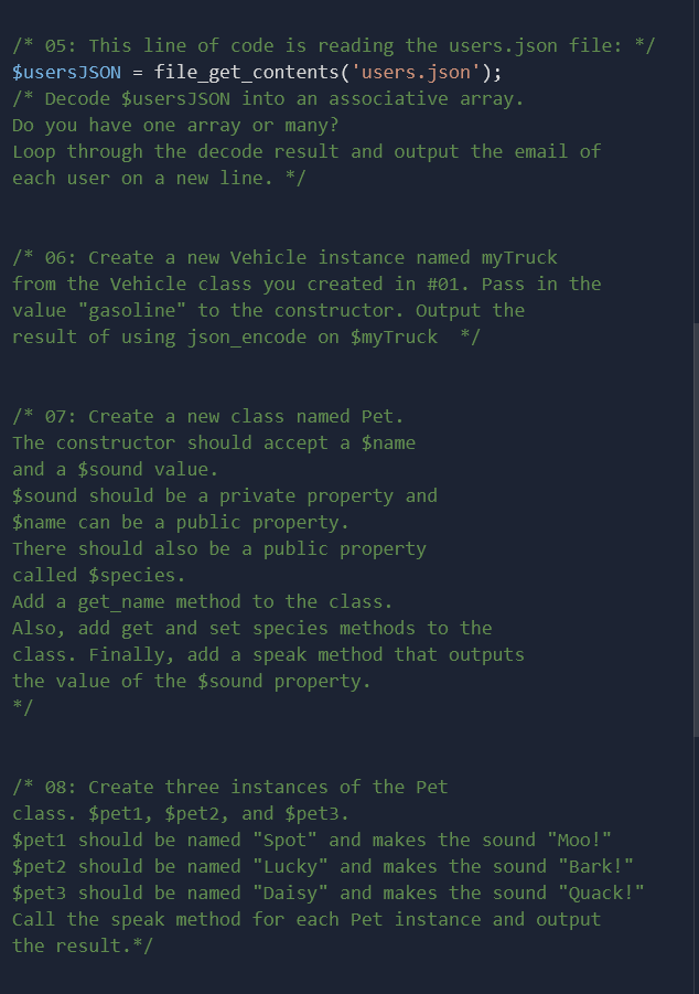 This is the rest of the questions