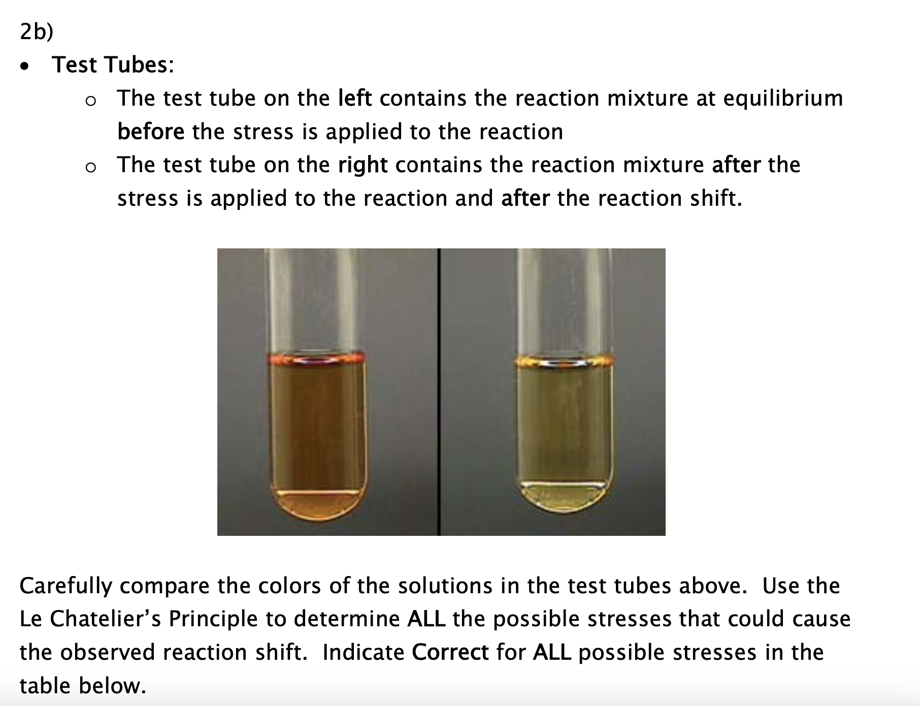 Solved Iron(III) Thiocyanate Equilibrium Reaction Mixture 2. | Chegg.com