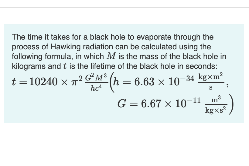 Solved 1. Use the formula to calculate the lifetime of a | Chegg.com
