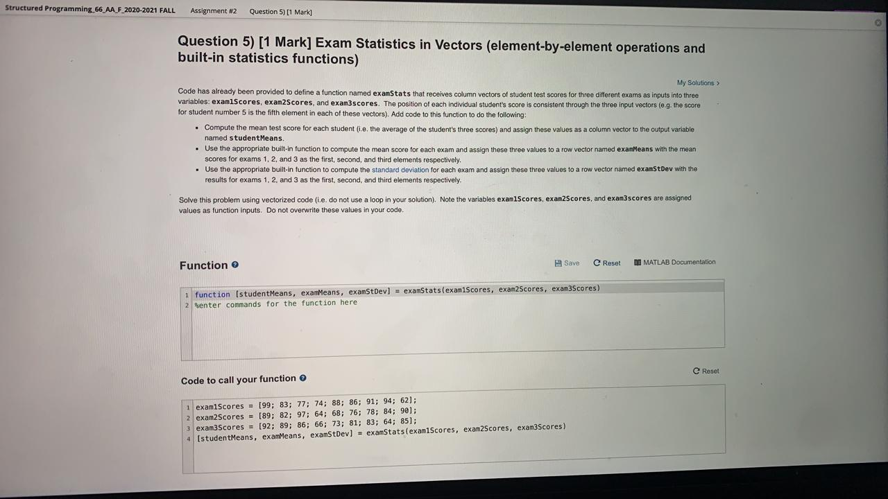 Solved Structured Programming 66 AAF_2020-2021 FALL | Chegg.com