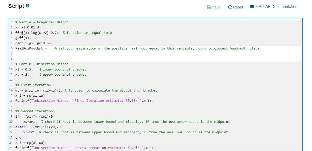 Solved Finding a Root: Graphically, Bisection, | Chegg.com