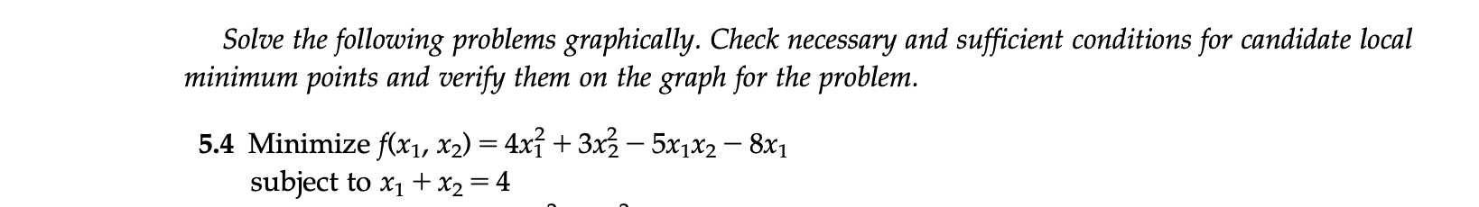 Solved Solve the following problems graphically. Check | Chegg.com