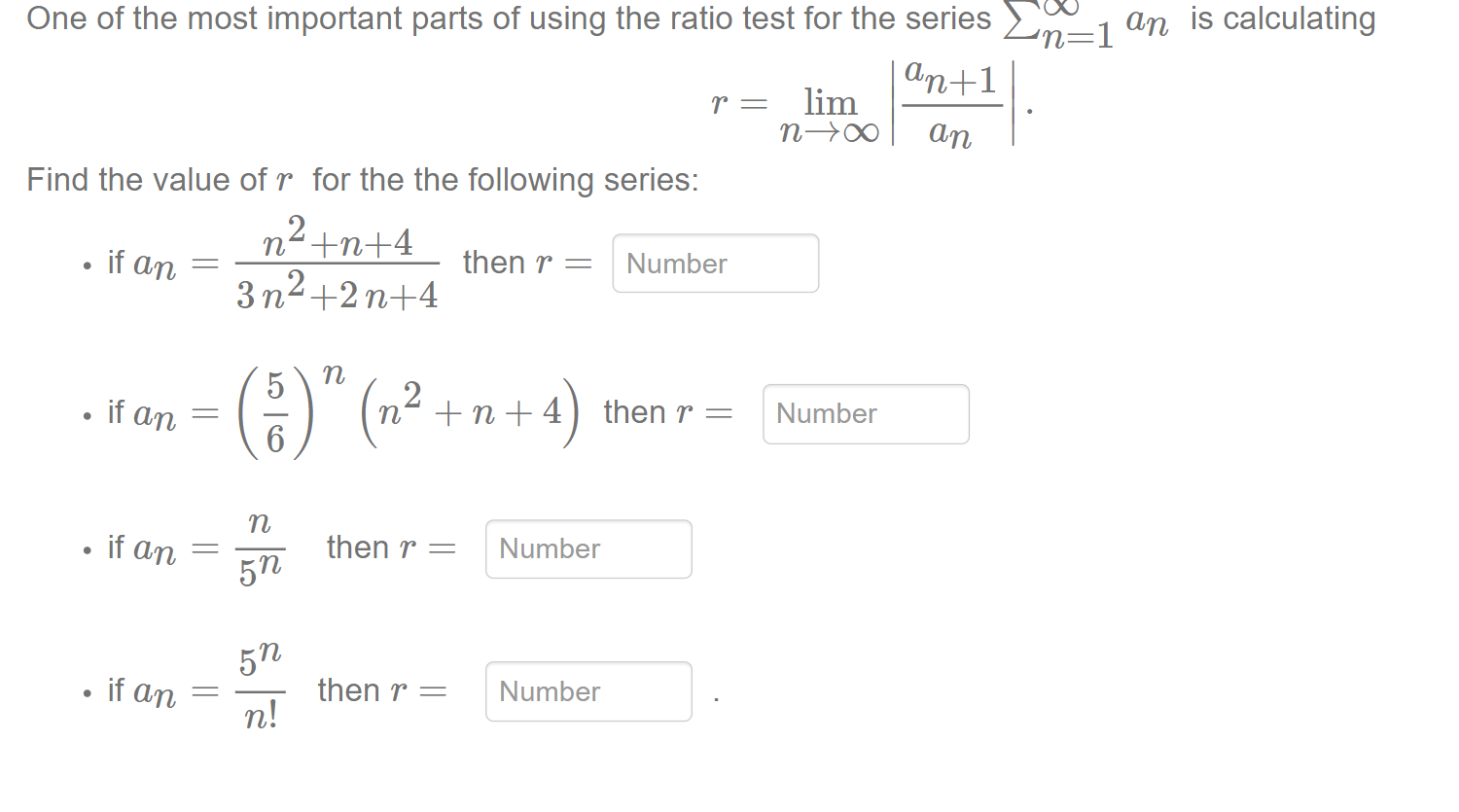 Solved One of the most important parts of using the ratio | Chegg.com