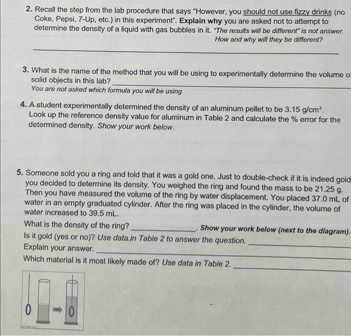 Solved 2. Recall the step from the lab procedure that says | Chegg.com