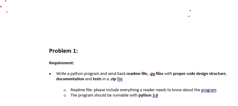 Solved Requirement Write A Python Program And Send Back Chegg