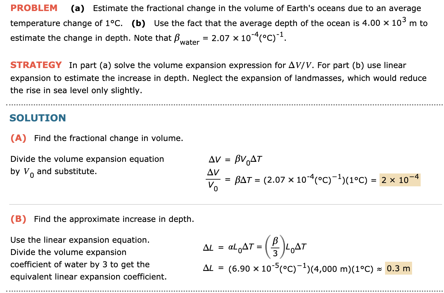 Solved PROBLEM (a) Estimate the fractional change in the | Chegg.com