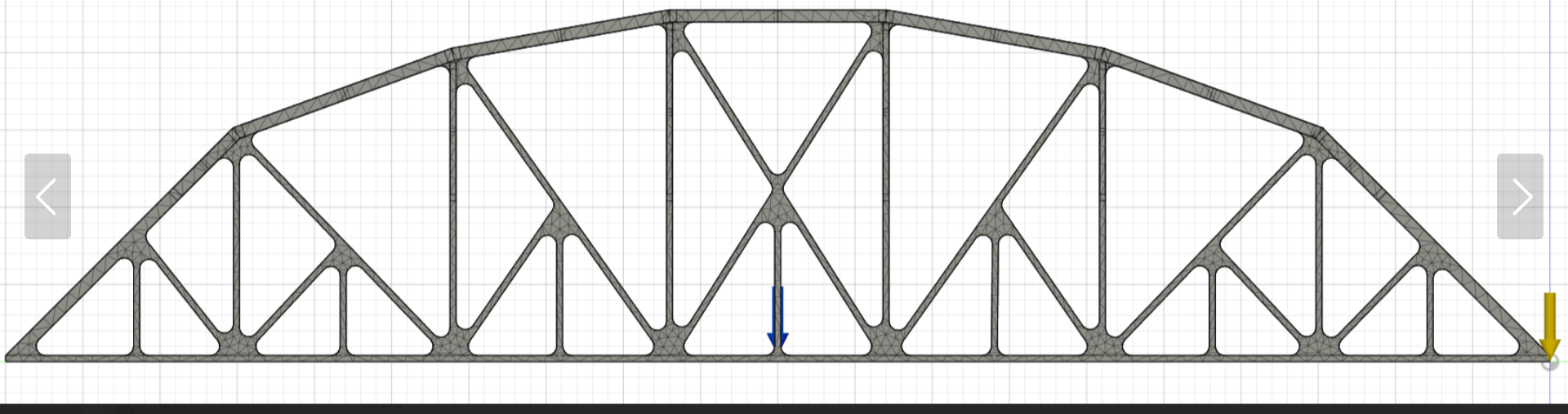 Solved calculate the loads on the members of the truss | Chegg.com