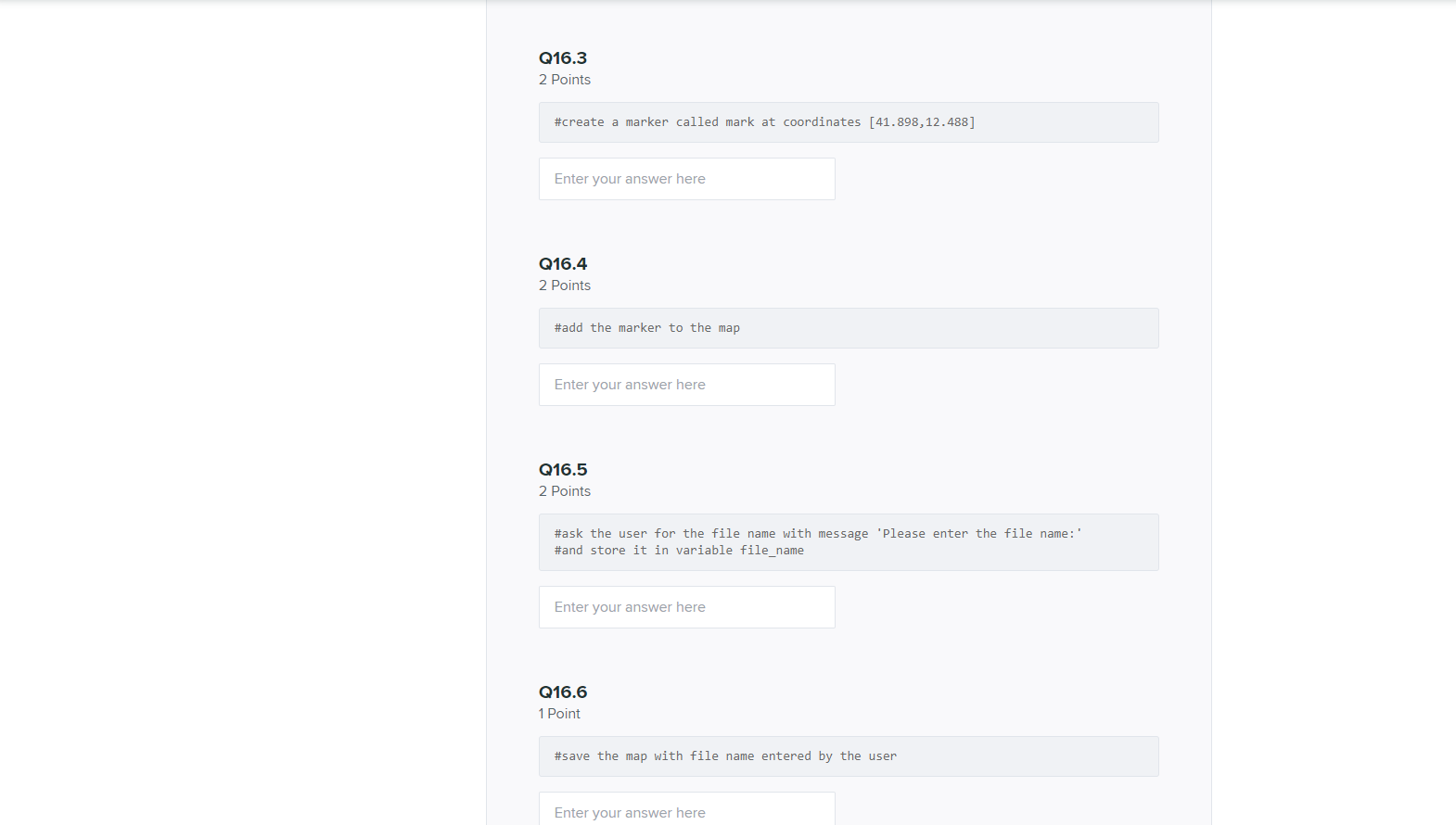 Solved Q16 Fill in The Python Program 10 Points Fill in the | Chegg.com