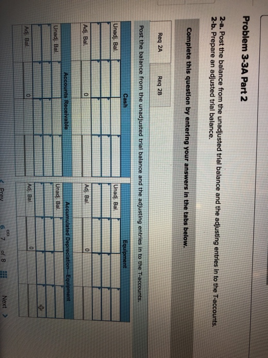 Solved Problem 33A Preparing adjusting entries, adjusted | Chegg.com