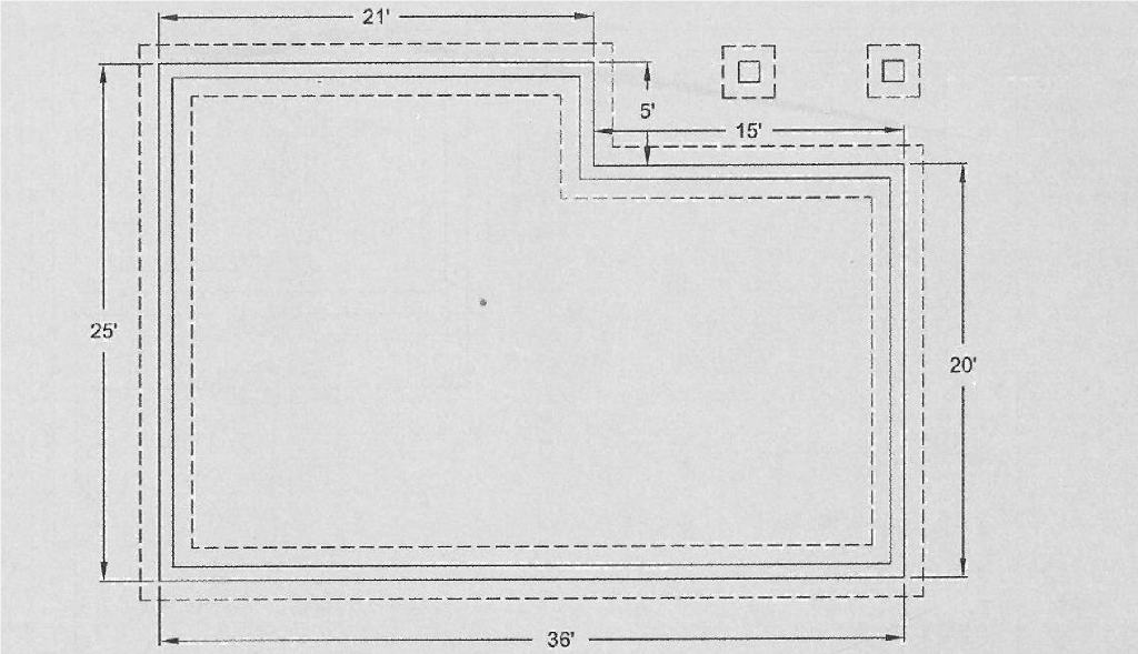 Solved 1. For the figures below; a. Using a waste factor of | Chegg.com