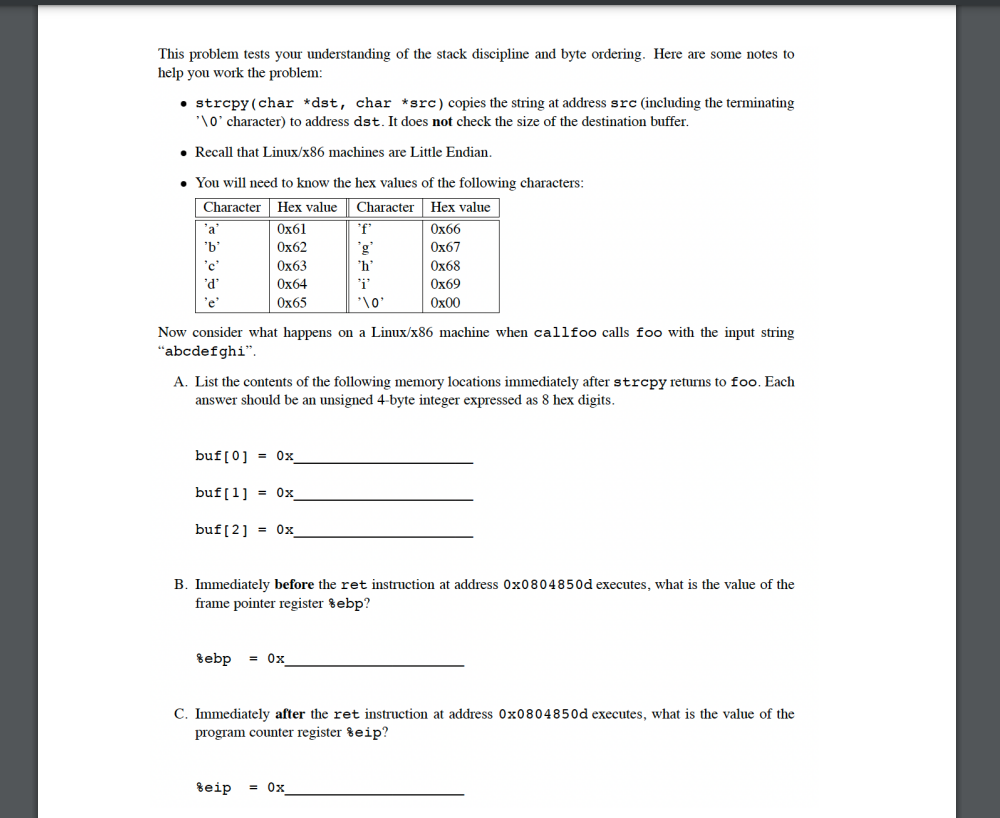 Solved 4 [10] Consider The Following Structure Declaration