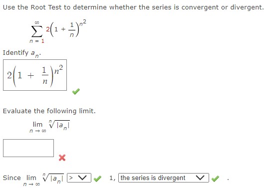 Solved Use the Root Test to determine whether the series is | Chegg.com