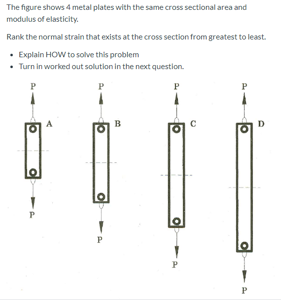 Solved The figure shows 4 metal plates with the same cross | Chegg.com