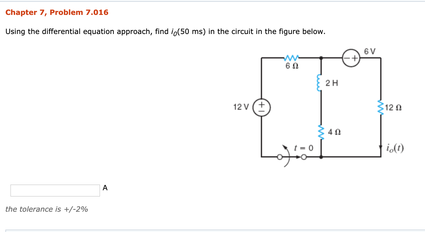 Solved Chapter 7, Problem 7.016 Using the differential | Chegg.com