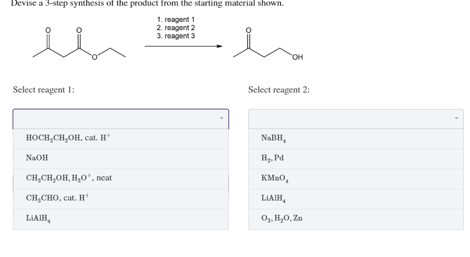 Solved Devise a 3-step synthesis of the product from the | Chegg.com