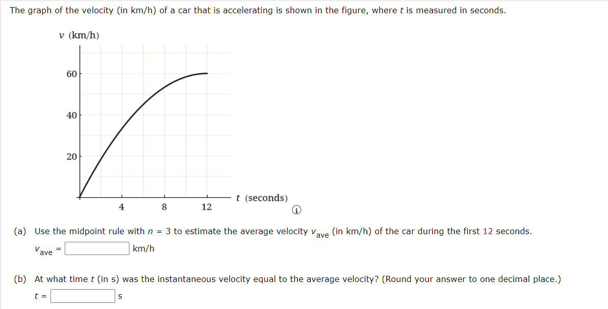 Solved (a) Use the midpoint rule with n=3 to estimate the | Chegg.com