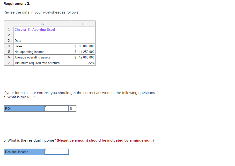 Solved Chapter 11: Applying Excel e s Data Sales $25,000,000 | Chegg.com