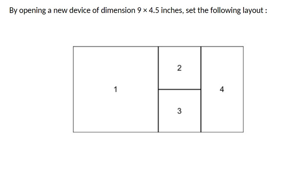 Solved By opening a new device of dimension 9×4.5 inches, | Chegg.com